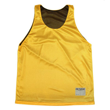 Yellow and Black Basketball Reversible Made In USA-Yellow/Black