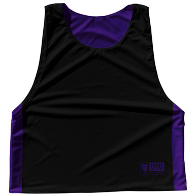 Solid Color Sublimated Lacrosse Pinnies 2 Made In USA-Lakers Purple and ...