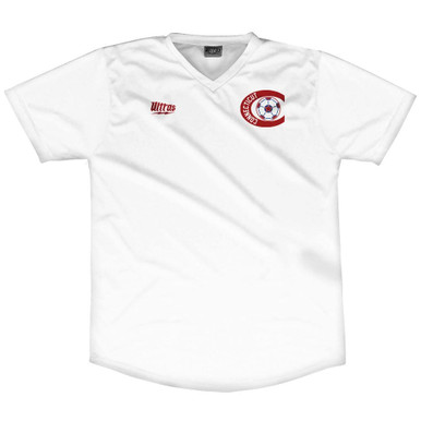 Connecticut Bicentennials 77 Home Soccer Jersey Made In USA-White