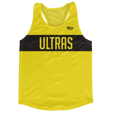 Ultras Yellow And Black Finish Line Running Tank Top Racerback Track ...