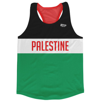 Palestine Running Singlet Racerback Tank Top Finish Line Made In USA ...