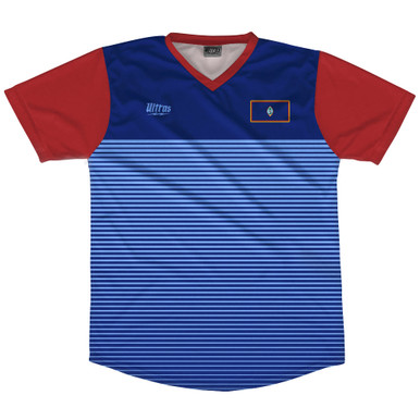 Guam Rise Soccer Jersey Made In USA - Blue Red