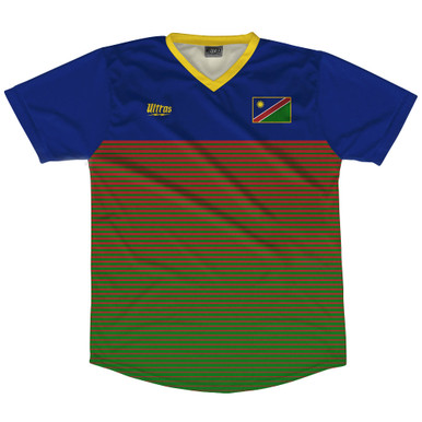 Namibia Rise Soccer Jersey Made In USA - Blue Green