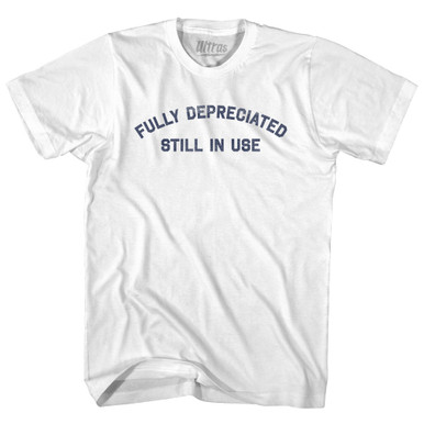Fully Depreciated Still In Use Youth Cotton T-shirt - White