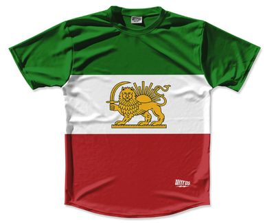 ADULT LARGE-Free Iran Flag Running Shirt Track Cross Made In USA ...