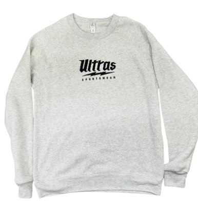 ADULT SMALL- Ultras Sportswear Logo- Heather Grey Sweatshirt- Final ...