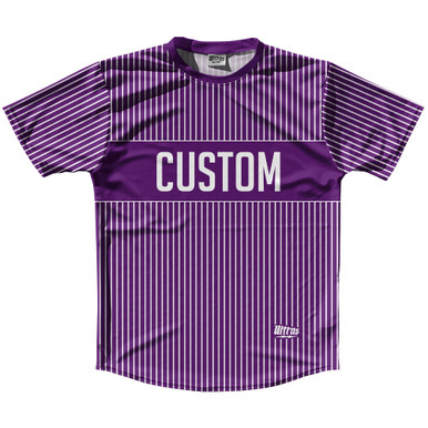 Pinstripes Custom Finish Line Running Shirt Track Cross Made In USA ...