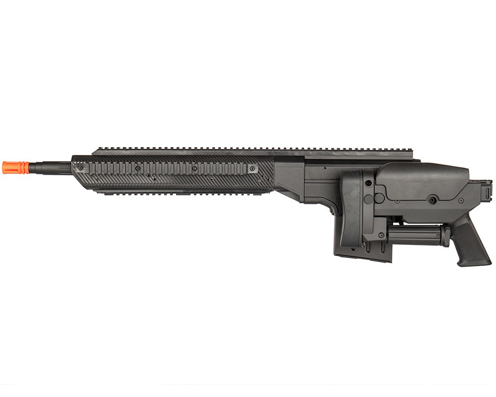 Lancer Tactical Bolt Action Sniper Rifle w/ Folding Stock - Black (LT-710B)