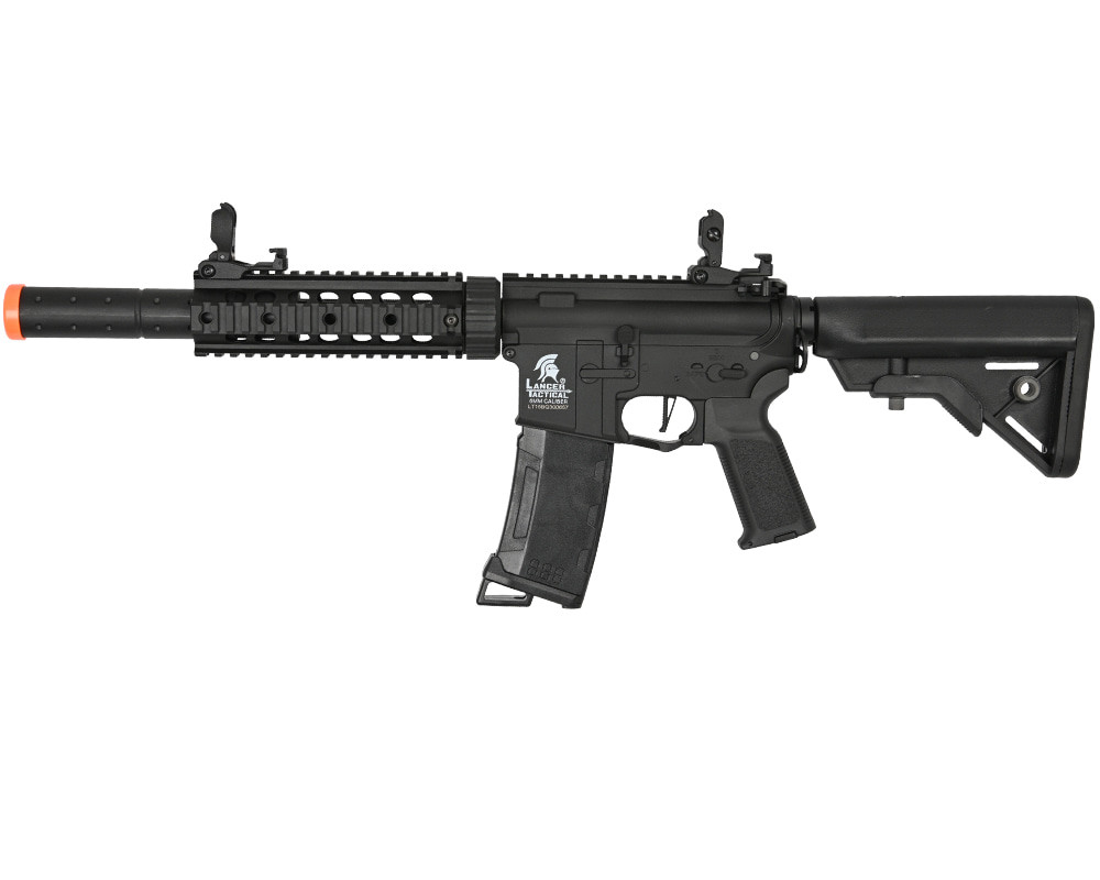 Lancer Tactical Gen 3 M4 Carbine SD w/ Mock Suppressor AEG - Black (LT ...