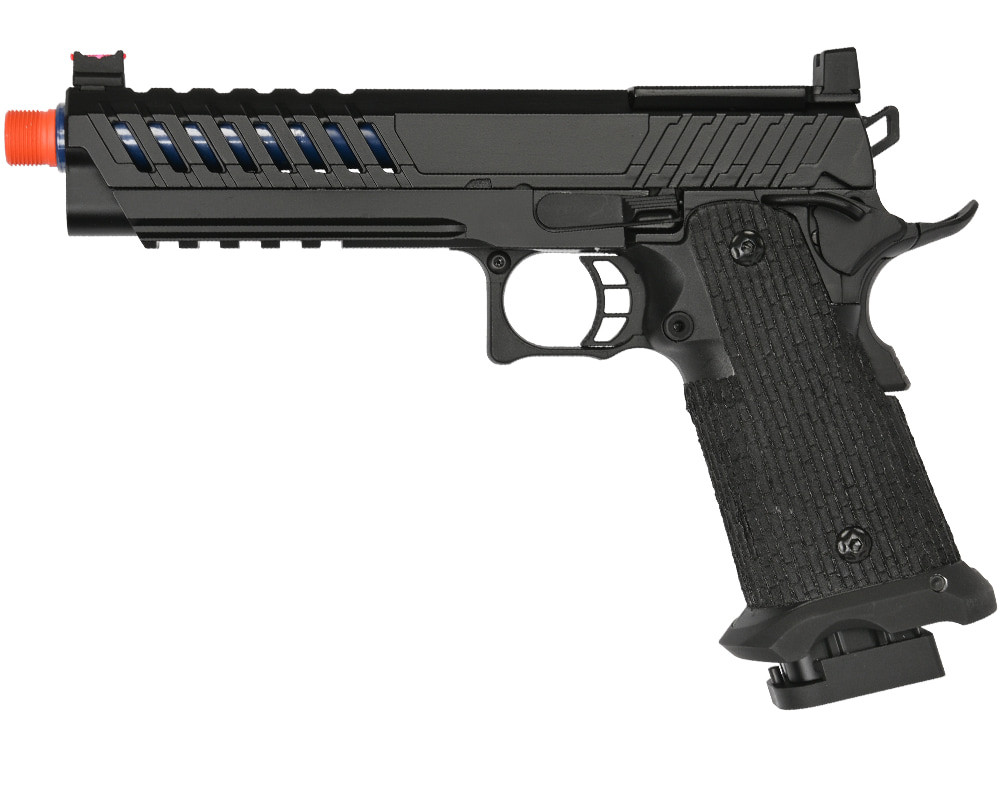 Lancer Tactical Knightshade Hi-Capa Gas Blowback Pistol - Black/Blue ...