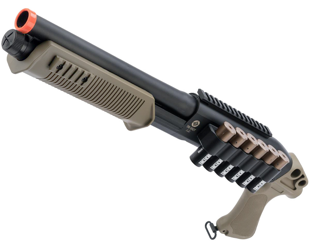 Tactical Force Tri-Shot Spring Shotgun - Black/Tan (2278994)