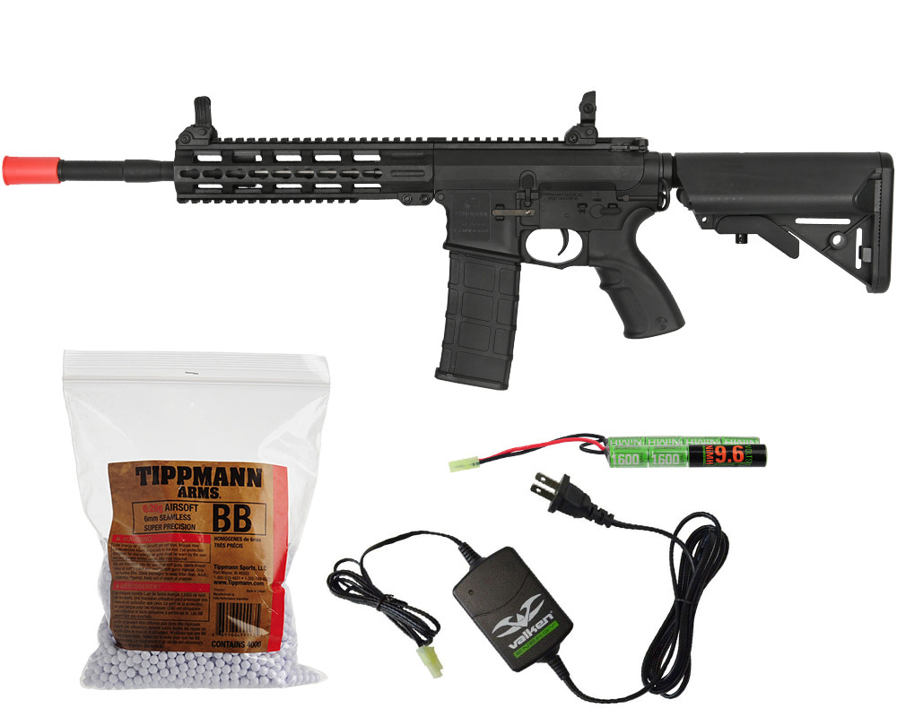 Tippmann Commando 14.5" Carbine AEG Starter Kit - Black