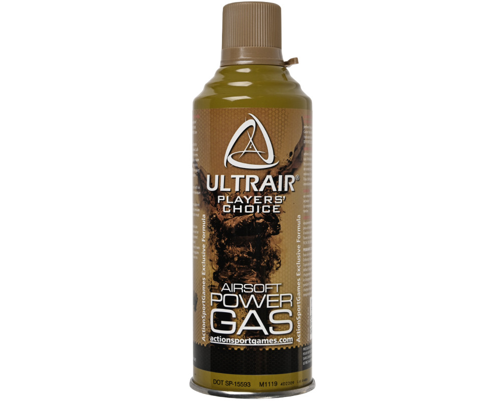 ASG ULTRAIR PowerGas Green Gas Bottle - 8oz.