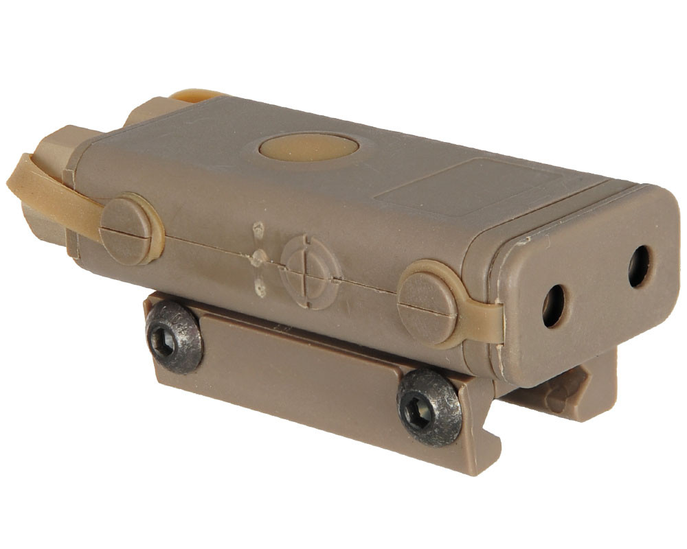 Bravo Airsoft Flashlight & Red Laser Combo - P10 - FDE