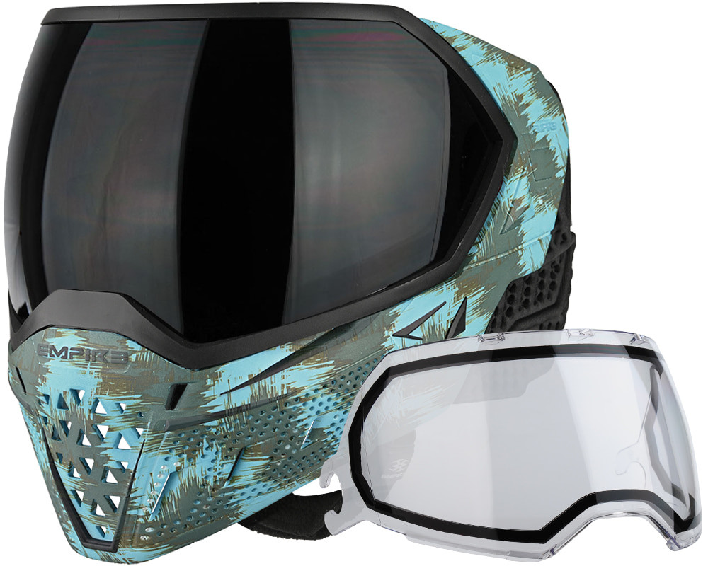 Empire EVS Full Face Mask w/ 2 Lenses - LE Seismic Teal