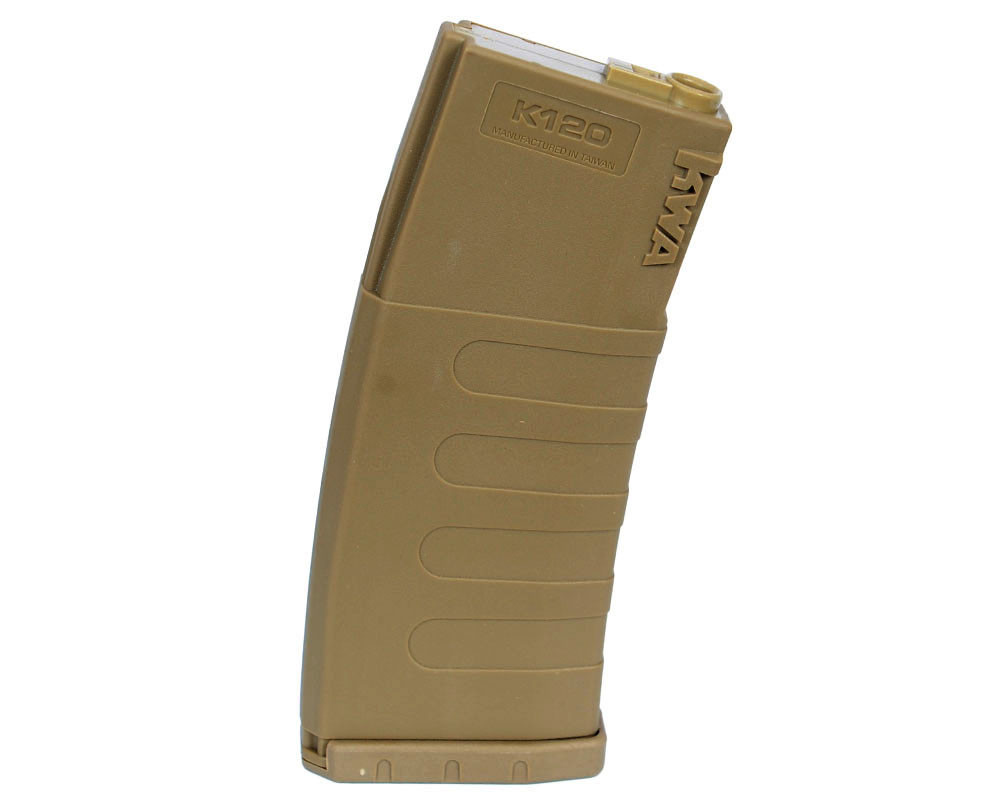 KWA M4 Mid-Cap Magazine - 120 Rounds - 6 Pack - FDE