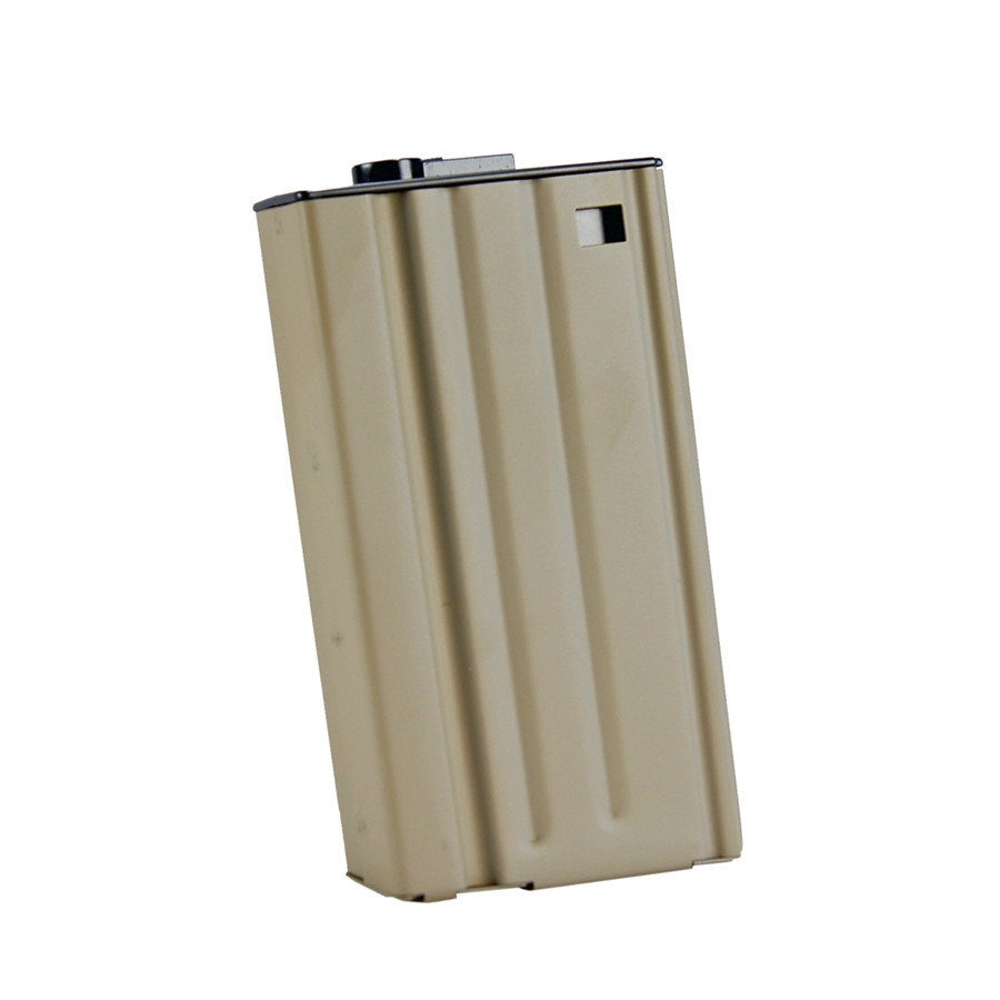 ARES SR-25 Metal Mid-Cap Airsoft Magazine Tan - AirRattle