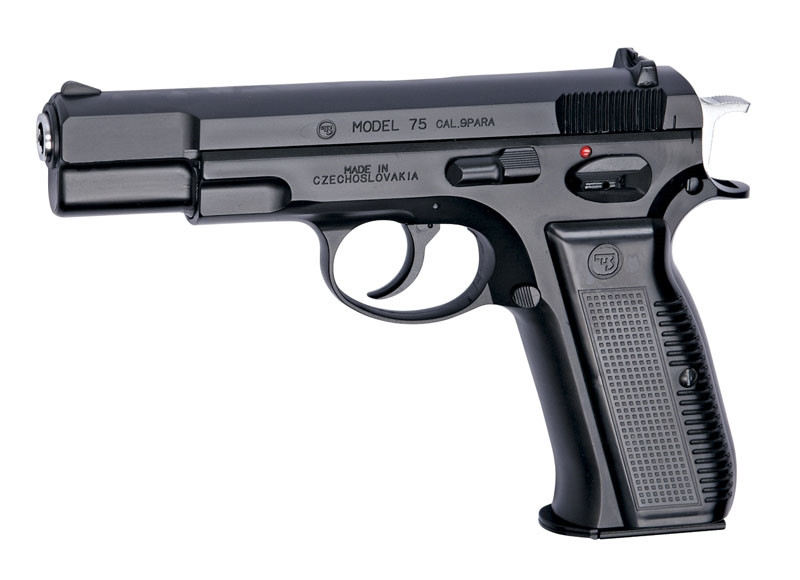 CZ 75 Licensed Metal Slide Green Gas Shell Ejecting Airsoft Pistol