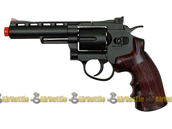Full Metal WinGun 701 Airsof tWG CO2 4" Barrel Revolver 12 FREE CO2 ...