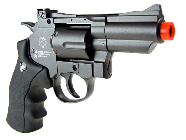 WinGun 708 Airsoft Revolver WG CO2 Gun 2" Snub Nose All Metal Pistol ...