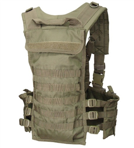 CS-001 Condor Modular MOLLE Chest Rig & Hydration Carrier OD GREEN