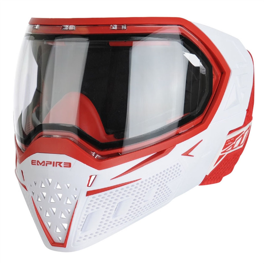 Empire Tactical EVS Full Face Airsoft Mask - White/Red