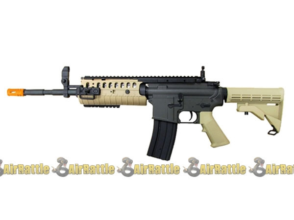 JG M4 S-System Desert Tan AEG Airsoft M16 Gun AEG Electric RIS Rifle