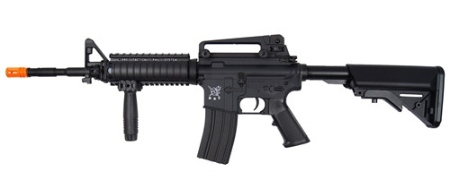 SRC Airsoft M4 RIS Full Metal Gearbox AEG Rifle w/ Crane Stock & RIS - SR4 Series