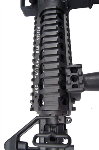SRC Airsoft M4 RIS Full Metal Gearbox AEG Rifle w/ Crane Stock & RIS ...