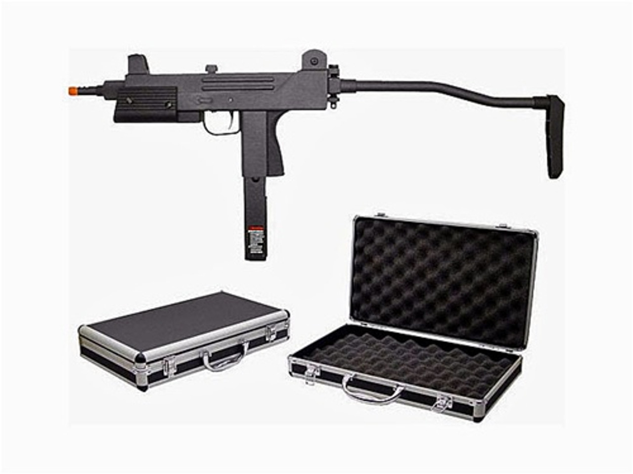 HFC T77 SMG Airsoft Gun Full Metal Uzi Gas Blowback Rifle Full Auto Guns