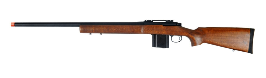 Redfire M700 Full Metal & Real Wood CO2 Gas Powered Bolt Action Sniper ...