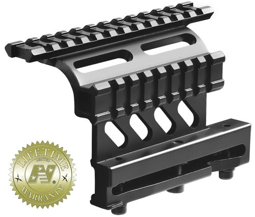 NcStar AK / SVD Weaver Scope Mount w/ Side RIS Rail