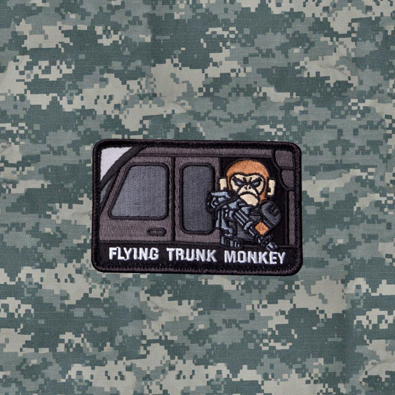 00070 MSM Flying Trunk Monkey Patch SWAT - AirRattle