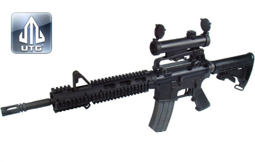 Leapers UTG New Gen 4x20 Combat M4 / AR15 Range Estimating Scope w/ Mil ...