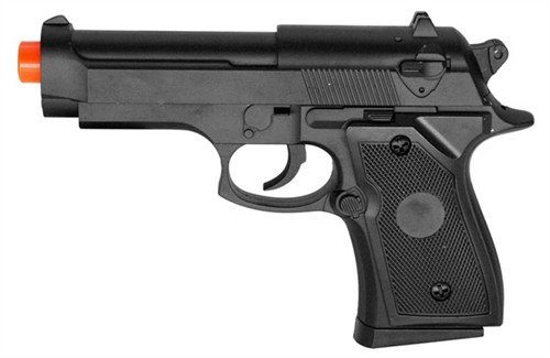 CYMA ZM21 Full Metal Spring Airsoft Pistol - Black
