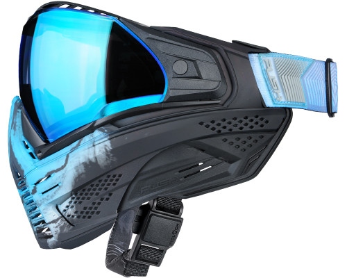 Push Unite Full Face Mask - Infamous Blue Fade Skull
