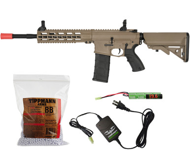 Tippmann Commando 14.5" Carbine AEG Starter Kit - Tan