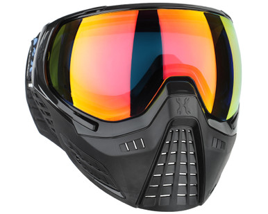 HK Army KLR Full Face Mask - Onyx w/ Ruby Lens
