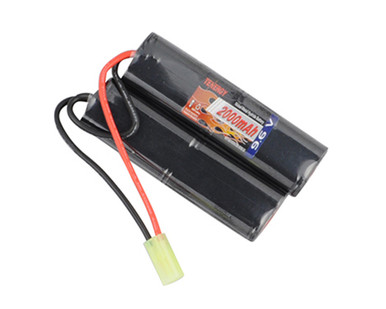 Tenergy NiMH Nunchuck Battery - 9.6V 2000mAh - Mini Tamiya Connector
