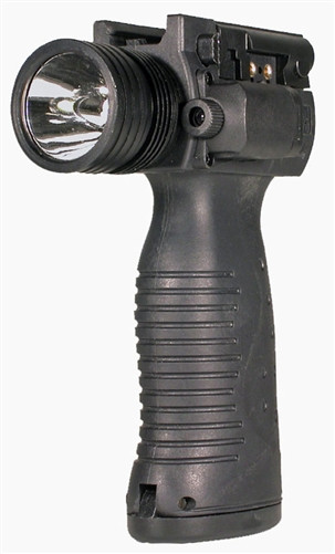 Sig Sauer 20mm Flashlight / Red LED Foregrip RIS Airsoft Combo Hand Grip.