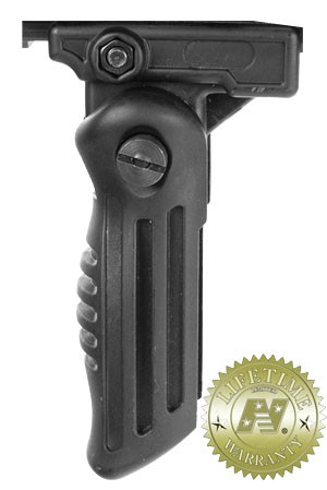 NcStar Adjustable Folding 20mm Weaver Vertical Grip Fits Any Bottom ...