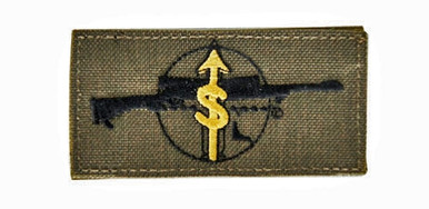 Lancer Tactical Sniper Patch with Velcro ( OD Green )