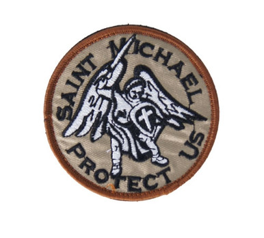 Lancer Tactical Circle St Michael Save Us Type D Patch with Velcro