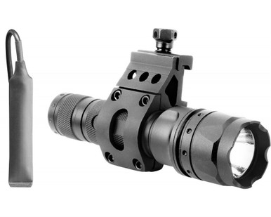 Aim Sports Flashlight - 500 Lumens w/ 45 Degree Offset Mount (FHD500B ...