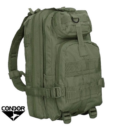Condor Tactical Compact Modular Style Assault BackPack ( OD GREEN )