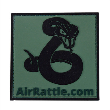 AirRattle PVC Rattlesnake Patch OD Green - AirRattle