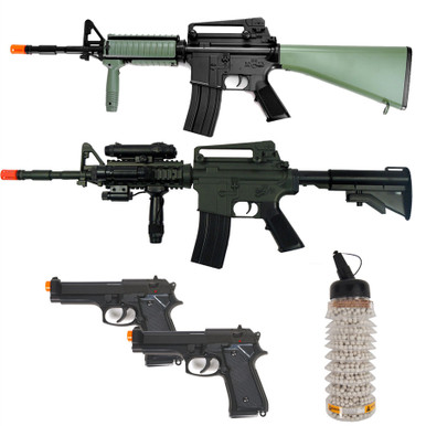 AirRattle Buddy Package - DBoys AEG M4 RIS, DBoys AEG M16A2 RIS, ( 2 ...