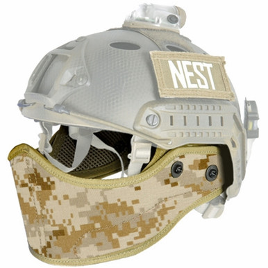 CA-801A Lancer Tactical FAST Helmet Face Armor ( Desert Digital / AOR1 )