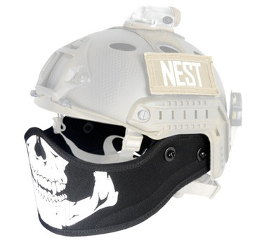 Lancer Tactical FAST Helmet Face Armor (Skull)