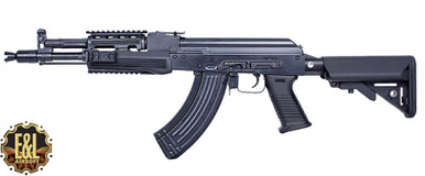 E&L AK-104 PMC Tactical Full Steel Airsoft Gun A110-B AEG Rifle
